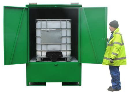 IBC Storage Cabinet Steel Sump DPU S S Spill Control