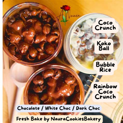 Choco Jar Botol 300ml Crunchy Mini Coco Crunch Koko Ball White Choc Matcha Rainbow