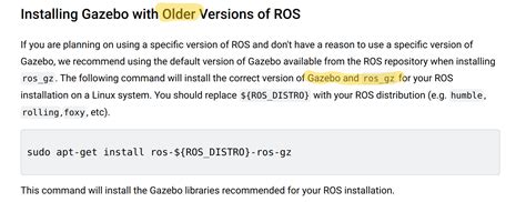 README Installation Instructions Issue Gazebosim Ros Gz GitHub
