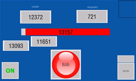 Pieces Lenght Control With Historical Data Support Of Ace Automation Europe