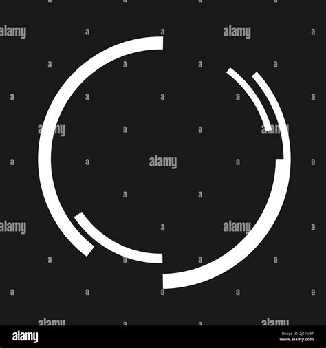 rotating geometric sci fi gui ui hud circle circular icon element