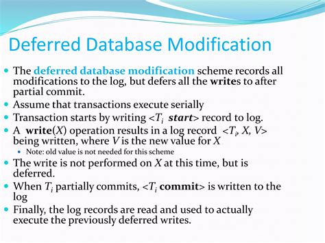 Log Based And Recovery With Concurrent Transaction Pptx Databases