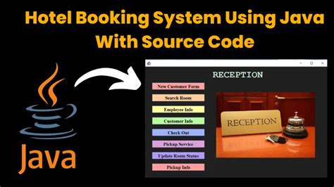 Hotel Booking System Using Java With Source Code Gui Graphical User