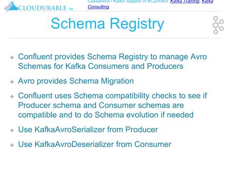 kafka and avro with confluent schema registry pptx