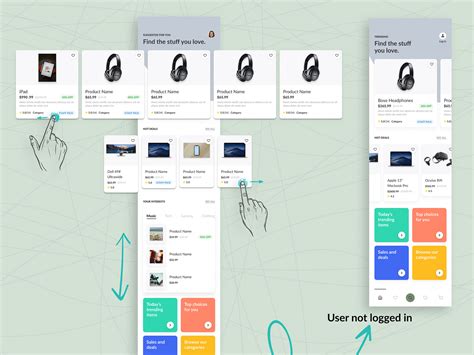 Ui Design For Ios Shopping App Using Figma Homepage By Milad Hemmati