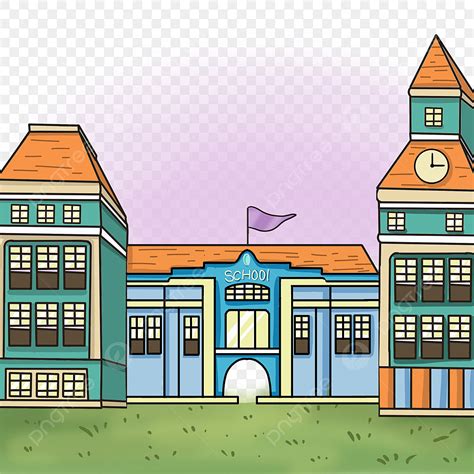 Clip Art College Building WoodsLima