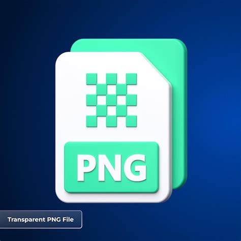 Premium Psd Png Format File 3d Icon