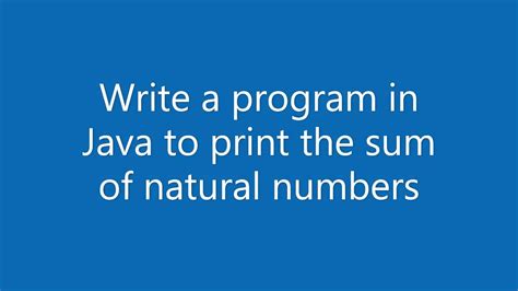 Class 10 Icse Java Computer Applications Program To Find The Sum Of