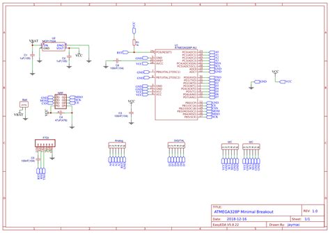 Atmega328p Au Bare Bones Platform For Creating And Sharing Projects Oshwlab
