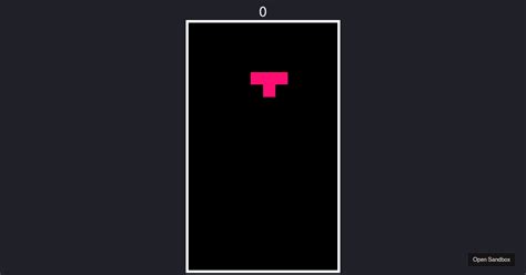 Tetris Codesandbox