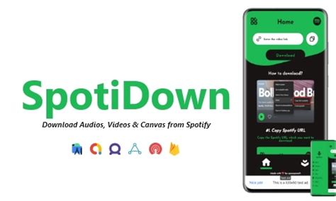 Spotidown Spotify Audios Videos Canvas Downloader Admob Fan Applovin Firebase