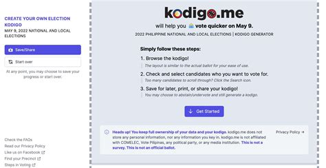 How To Prepare Your Vote Kodigo For May 2022 National Local Elections