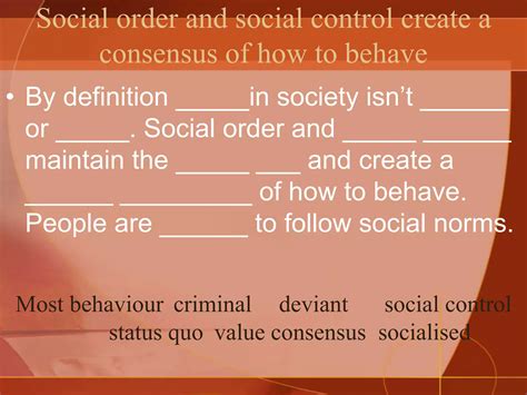 Defining Crime And Deviance Pptx