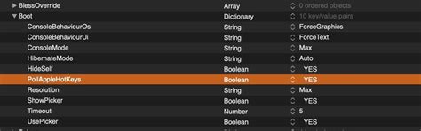 PollAppleHotKeys YES Not Able To Boot Automatically Issue Acidanthera Bugtracker GitHub