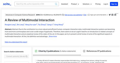 A Review Of Multimodal Interaction A Review Of Multimodal Interaction