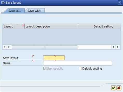 SAP Admin Tips How To Enable Save Layout Option Within VA Cryptohax Research