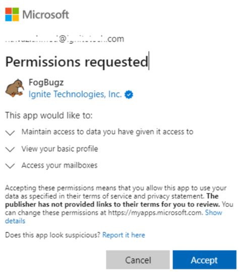 setting up a new mailbox in fogbugz using oauth authorization fogbugz