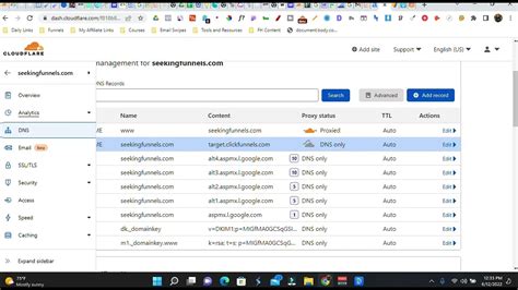 Clickfunnels Domain And Cloudflare For Alec Youtube