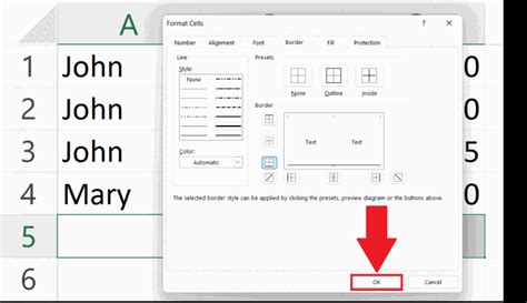 How To Put A Horizontal Line In Microsoft Excel Spreadsheet