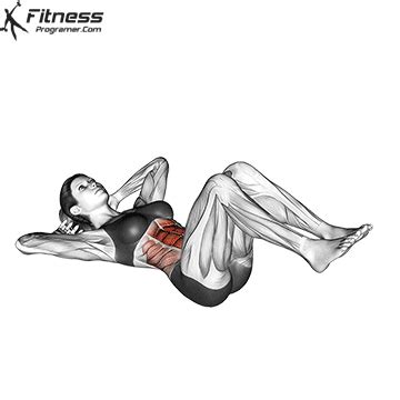 Double Crunches Exercise Is An Effective Exercise Designed To Strengthen Develop And Shape Six