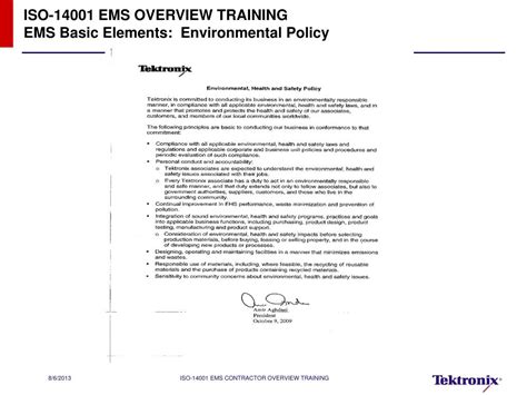 PPT ISO EMS CONTRACTOR OVERVIEW PowerPoint Presentation Free Download ID