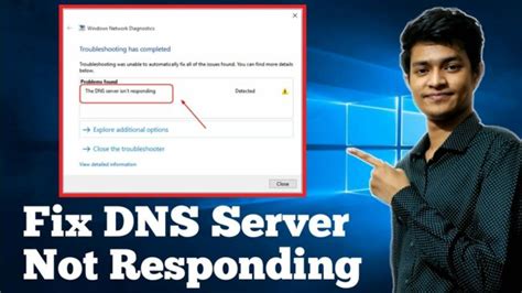 How To Fix Dns Server Not Responding On Windows 1078