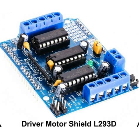 Jual L293 L293d Motor Driver Shield For Arduino Mega Uno Nano Kab