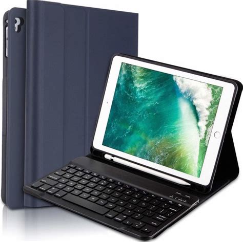 Wireless Bluetooth Toestenbord Tablethoes Magnetisch Afneembaar Met Stylushouder Bol Com