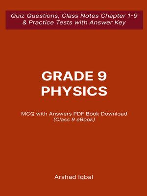Class Physics MCQ Multiple Choice Questions By Arshad Iqbal OverDrive Free Ebooks