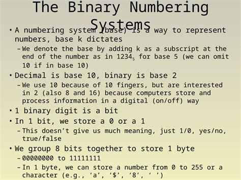 Pptx The Binary Numbering Systems Dokumentips