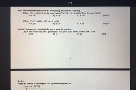 Solved 3 8 Write A Statement That Represents The Chegg Com