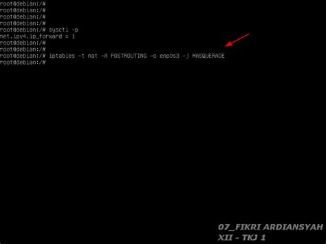 CARA KONFIGURASI ROUTING DAN NAT PADA DEBIAN 10