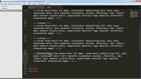 Урок 037 Классы как селектор в Css Youtube