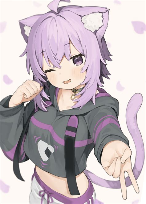 Nekomata Okayu Hololive Drawn By Seramikku Danbooru