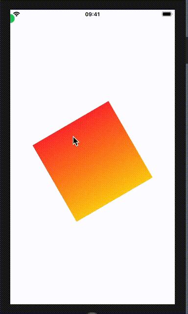 swift rotate view to always face mouse pointer in swiftui stack