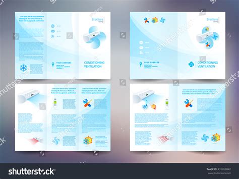 비즈니스 브로셔 디자인 템플릿 폴더 전단지 스톡 벡터로열티 프리 431768842 Shutterstock