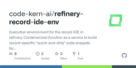 Github Code Kern Ai Refinery Record Ide Env Execution Environment