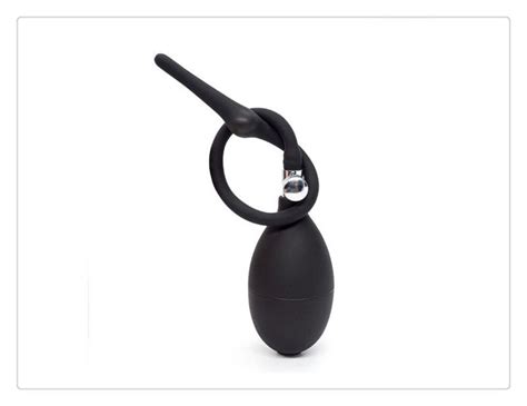 Male Bladder Filling Inflatable Silicone Hollow Penis Plug Urethral