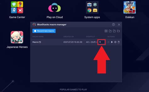How To Create Shortcut Keys For Macros On Bluestacks 5 Bluestacks Support