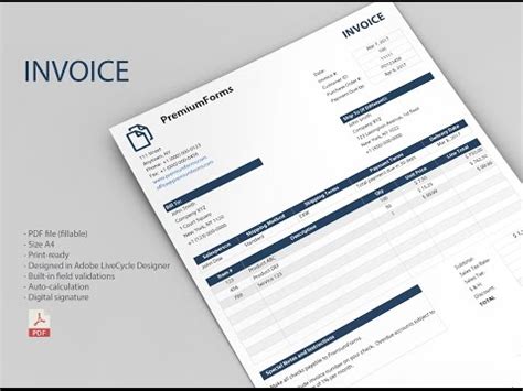 Smart PDF Invoice