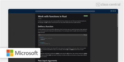 10 Best Free Rust Courses For 2024 Write Memory Safe Code Class Central