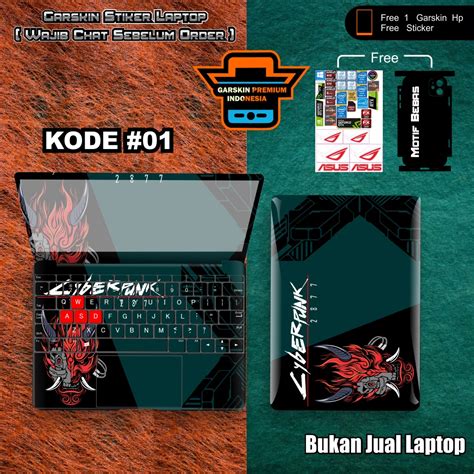 Jual Garskin Laptop Full Body Bisa Custom Gambar Suka Suka Kode Free Garskin Hp Sticker