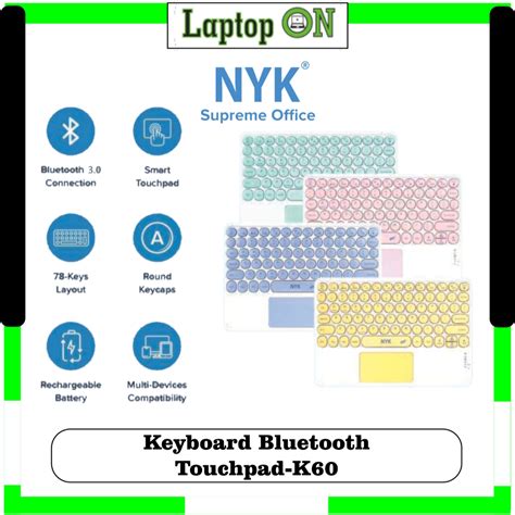 Jual Keyboard Bluetooth Plus Touchpad Keyboard Bluetooth Mini Include