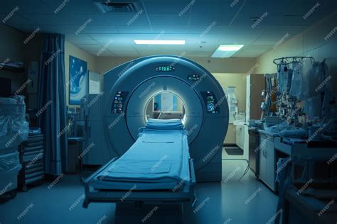 Modern Hospital Ct Scan Room A Glimpse Into Advanced Medical Imaging Technology Premium Ai