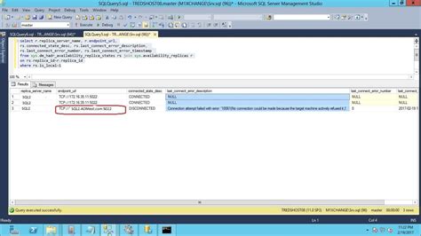 the connection to the primary replica is not active sqlservercentral