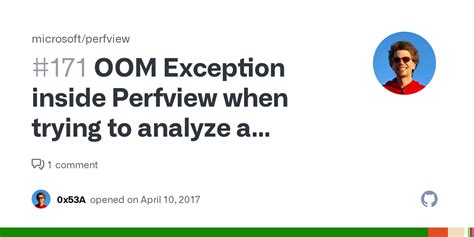 Oom Exception Inside Perfview When Trying To Analyze A Largish Etl File