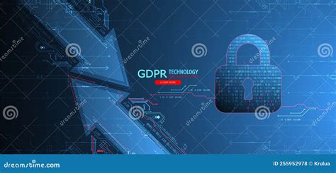 Cyber Security Or Network Protection System Privacy Stock Vector Illustration Of Information