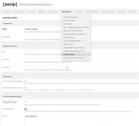 Pexip Infinity Configuration For Integrating With Genesys Cloud Pexip