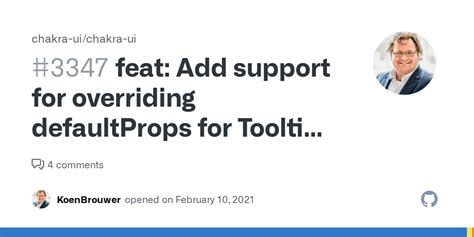 feat add support for overriding defaultprops for tooltip and possibly