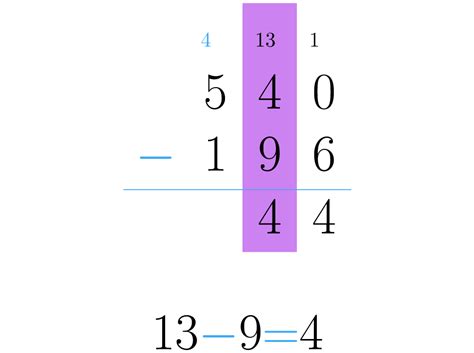 Somar e subtrair Subtraindo números grandes